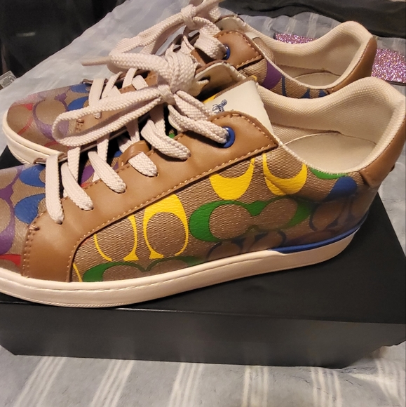 Coach | Shoes | Coach Pride Tennis Shoes | Poshmark